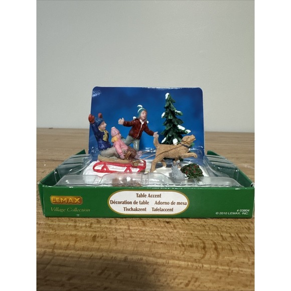 Lemax | Holiday | Lemax Village Collection Table Decor Rover Takes ...